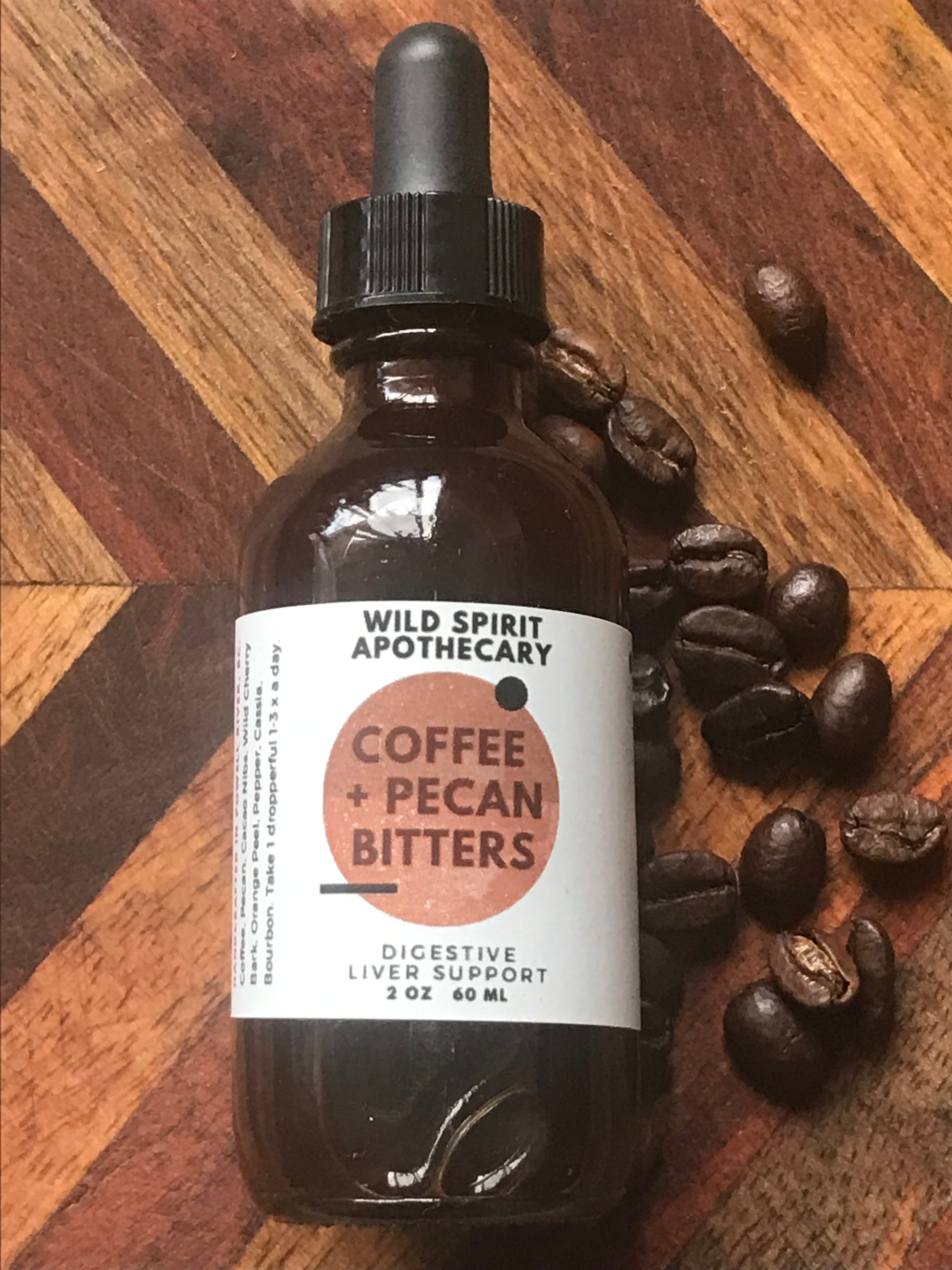 Coffee Pecan Bitters – Wild Spirit Apothecary